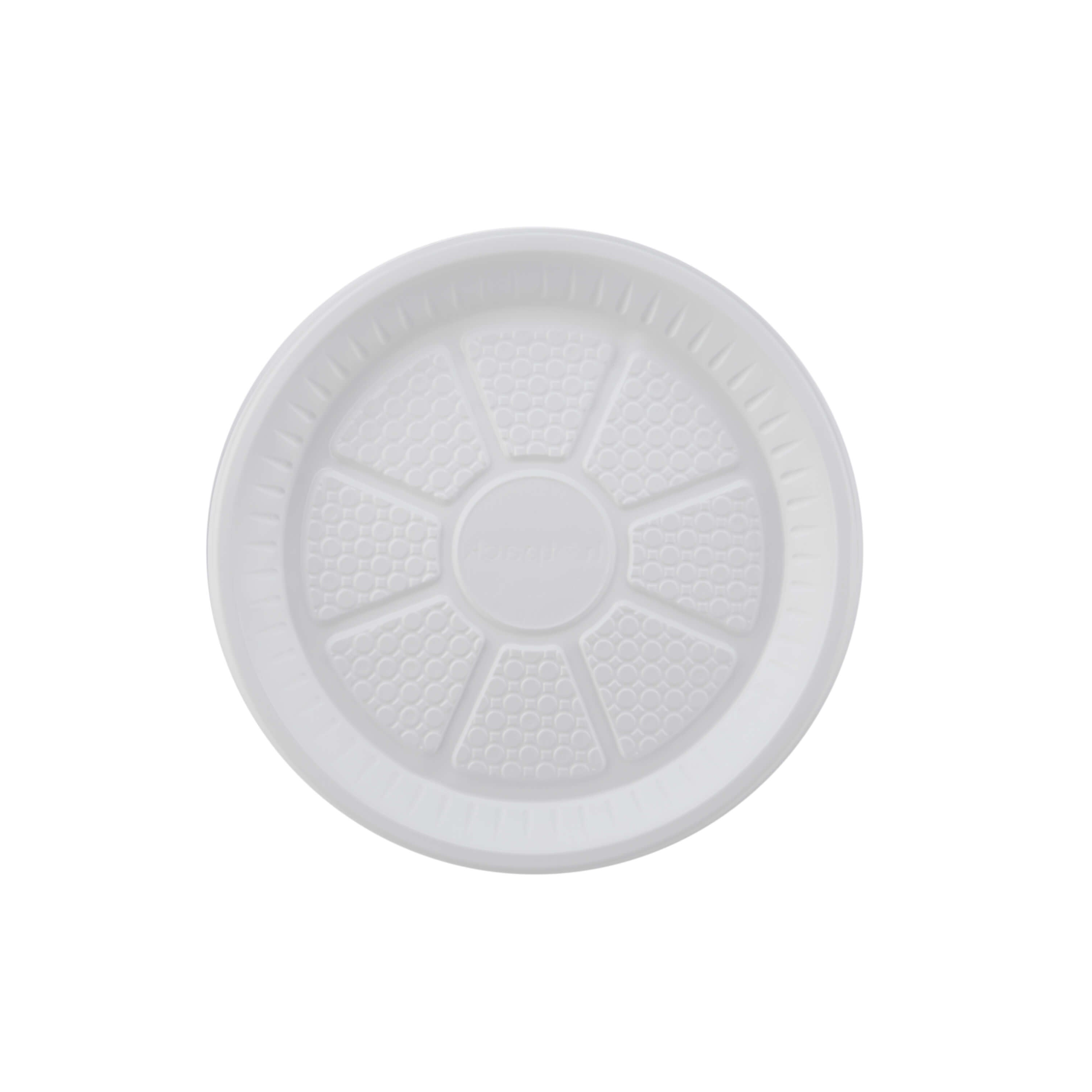 Round Plastic Plate White – hotpackwebstore.com