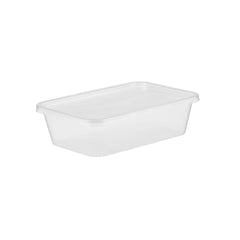 Clear Rectangle Microwavable Container - Shop online – hotpackwebstore.com