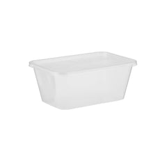 Clear Rectangle Microwavable Container - Shop online – hotpackwebstore.com