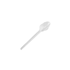 Disposable Plastic Tea Spoon - Available in White, Black and Clear ...