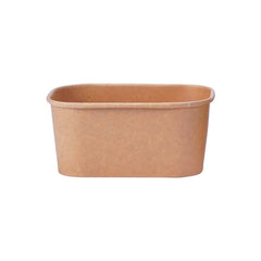 Kraft Rectangular Container 300 Pieces – hotpackwebstore.com