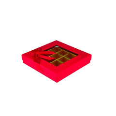 Chocolate Gift Box Square Shape 16 Division - 1 Piece – hotpackwebstore.com